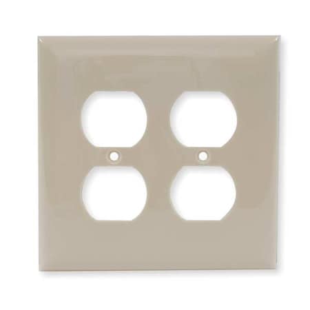 Hubbell Wiring Device-Kellems Duplex Receptacle Wall Plates and Box ...