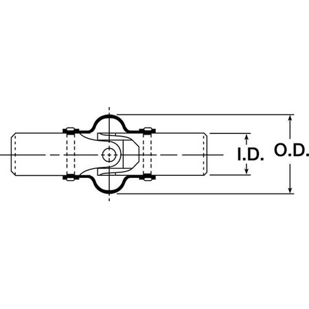 Lovejoy U Joint Boot, 2 In, Pk2 D-12 | Zoro