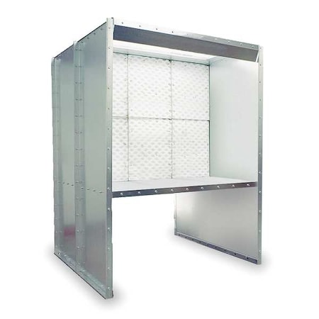 Global Finishing Solutions Paint Spray Booth, 5 x4 x3 ft. GIFPG-05 | Zoro
