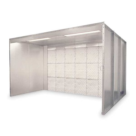 Global Finishing Solutions Paint Spray Booth, 8 x7 x6 ft. GIFPG-080766 ...