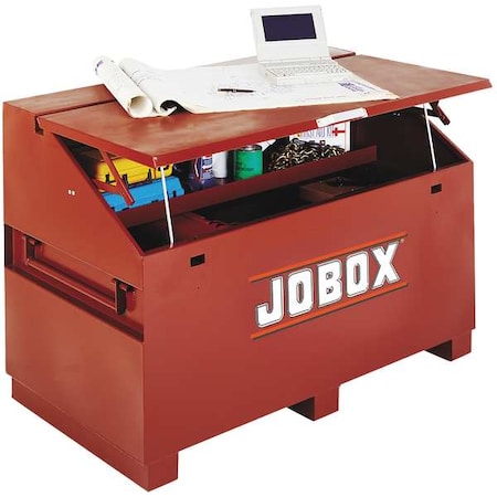 Crescent Jobox Slope Lid Jobsite Chest, Site-Vault Security, 16 ga ...