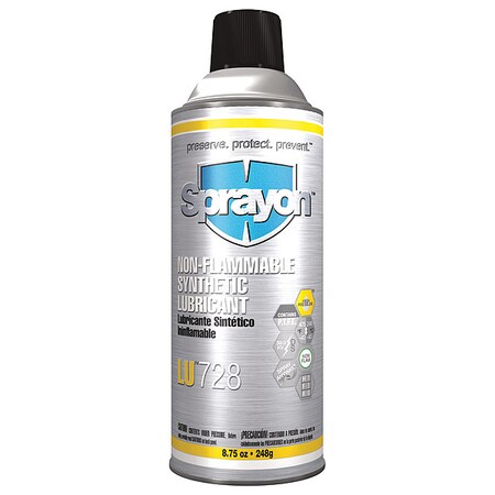 Sprayon Lubricant, 16 oz., Aerosol can, clear S00728000 | Zoro