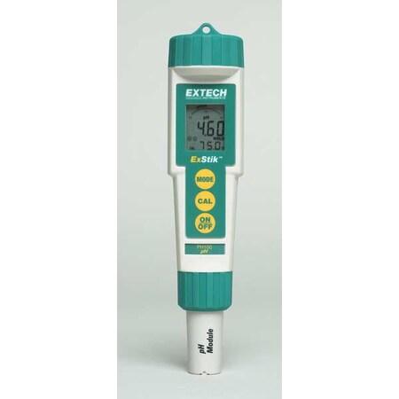 Extech ExStick PH Meter, H20 Proof, 0.00 to 14 PH100 | Zoro