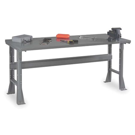 Tennsco Work Bench, Steel, 60" W, 33-1/2" Height, 2500 lb., Flared WB-1 ...