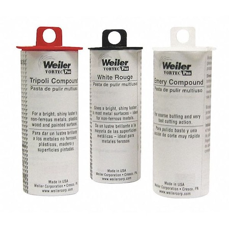 Vortec Buffing Compound, Tripoli, Brown Rouge, 4oz 36707 | Zoro