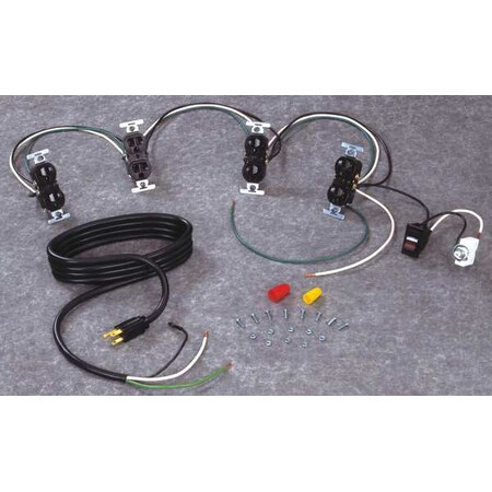 Tennsco Wiring Kit, Unassembled, For Workbenches WK-1 | Zoro