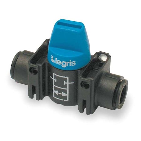 Legris 3/8" Push Glass-Fill Nylon Ball Valve Inline 7910 60 00 | Zoro