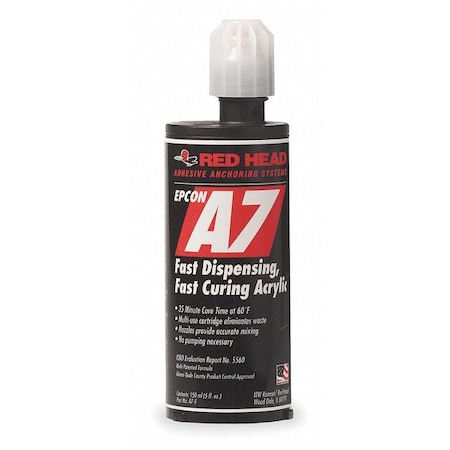 Red Head Anchoring Adhesive, 10 oz. Container Size Cartridge, Includes ...