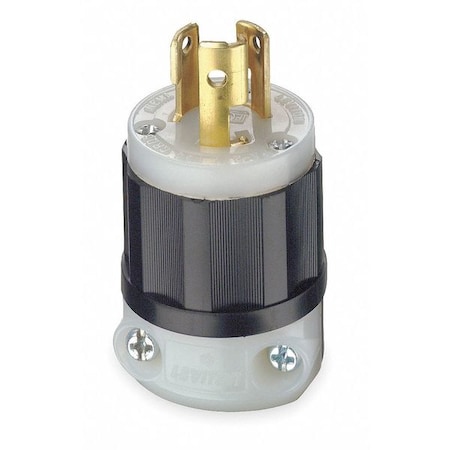 Leviton Locking Plug, L7-15P, 15 A, 277V AC, Single Phase, 2 Pole ...