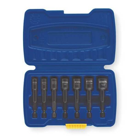 IRWIN HANSON Bolt Extractor Set,3/16 to1/2, 10mm,7 Pc (394100) | Zoro