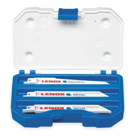 Lenox 6" L x General Purpose Cutting Reciprocating Saw Blade Set 15RKG ...