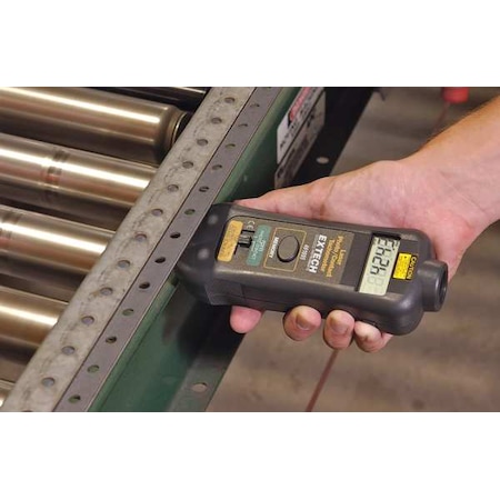 Extech Laser Tachometer, 0.5 to 20,000 rpm 461995 | Zoro