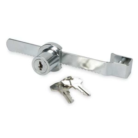 Zoro Select Chrome Keyed Alike Sliding Showcase Lock 1RBK7 | Zoro