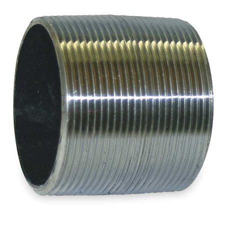 Zoro Select 1-1/2" Close Black Pipe Nipple Sch 160 82800 | Zoro