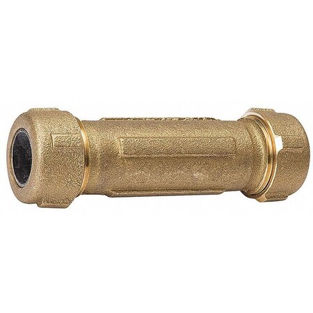 Zoro Select 1-1/4" IPS x CTS Brass Compression Coupling 1RLX2 | Zoro