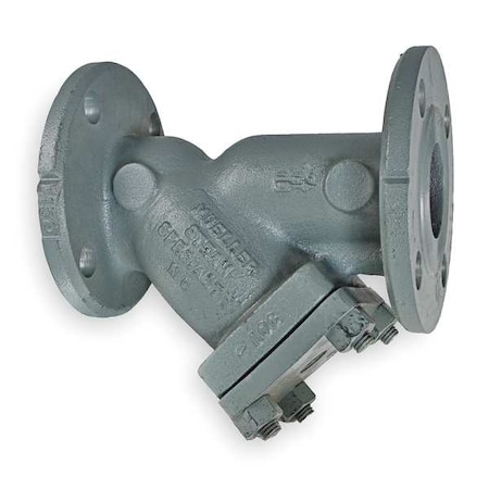 Mueller Steam Specialty Y Strainer, 3" Pipe, Flanged, Cast Carbon Steel ...