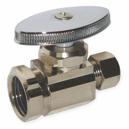 Zoro Select Multi-Turn Stop, Straight, 1/2 Inx3/8 In 1RWF7 | Zoro