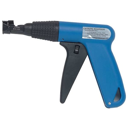 Ty-Rap Ergonomic Cable Tie Tension Tool, Pre-Set Steps, For 18 to 50 lb ...