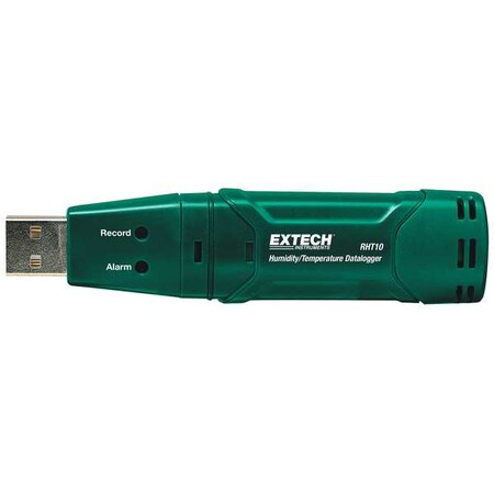 Extech Data Logger, USB Interface, Temp and RH RHT10 | Zoro