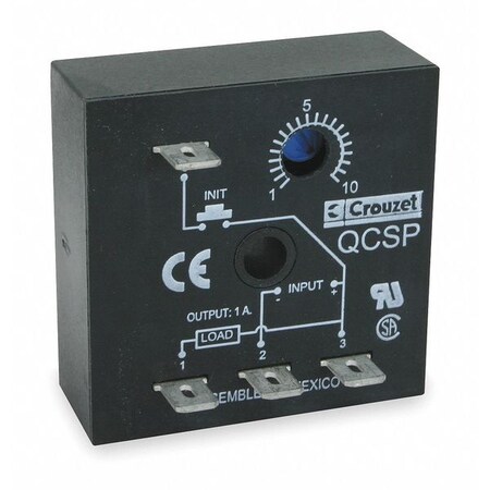 Crouzet Encapsulated Timer Relay, 10sec, 4 Pin, 1NO QCSP10S110A | Zoro