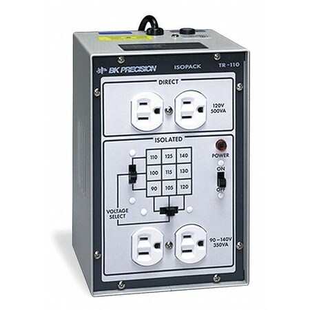 B&K Precision Transformer, Isolation, Out 90 to 140 V TR110 | Zoro