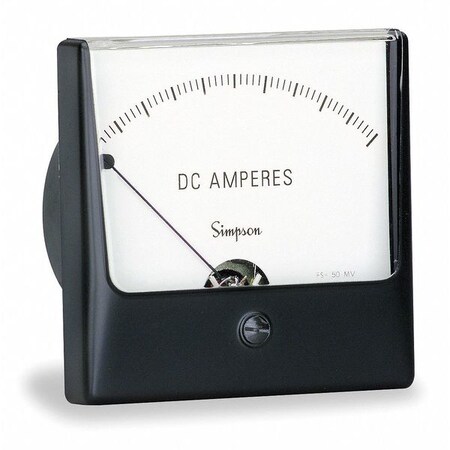 Simpson Electric Analog Panel Meter, DC Current, 0-50 DC uA 04380 | Zoro