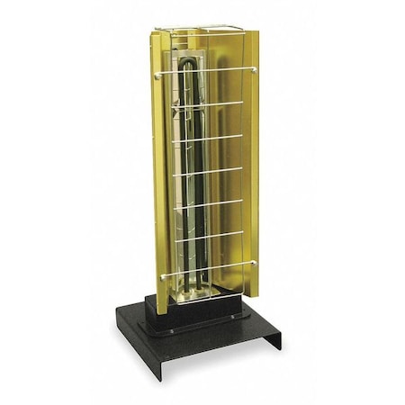Dayton Electric Infrared Heater, Standing Unit, Aluminum, 6142 BtuH ...