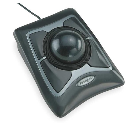 Kensington Trackball Mouse, Corded, Optical, Black K64325 | Zoro