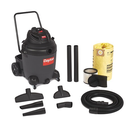 Dayton Contractor, Shop Vacuum, 20 gal, 155 cfm, 6 1/2 hp 1UG91 | Zoro