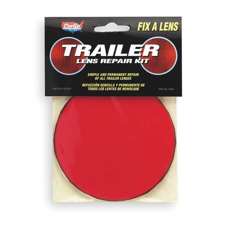 Blue Magic Lens Repair Kit, Round, Red 19924-24 | Zoro