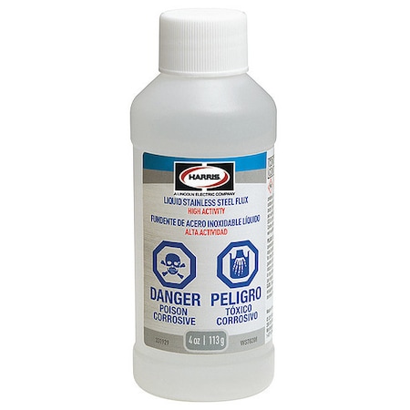 Harris Stainless Steel Flux,4 Oz,200-850 F (331929) | Zoro
