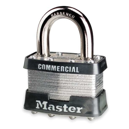 Master Lock Padlock, Keyed Different, Standard Shackle, Rectangular ...
