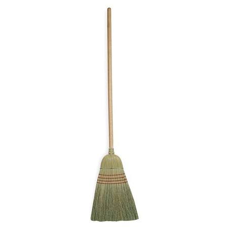 Tough Guy 12 in Sweep Face Broom, Medium/Stiff Combination, Natural ...