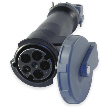 Hubbell IEC Pin and Sleeve Connector, 60A, 600V HBL560C5W | Zoro