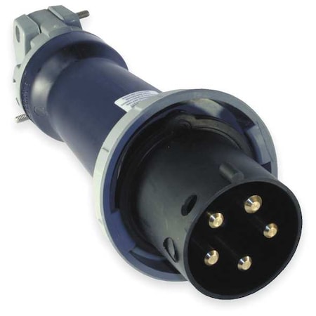 Hubbell IEC Pin and Sleeve Plug, 4P, 5W, 60A, 600V HBL560P5W | Zoro
