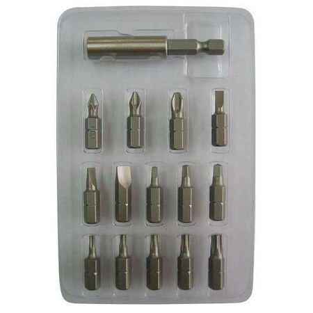 Westward 12 Piece Magnetic Drive Guide Set, 1/4" 1VXN9 | Zoro