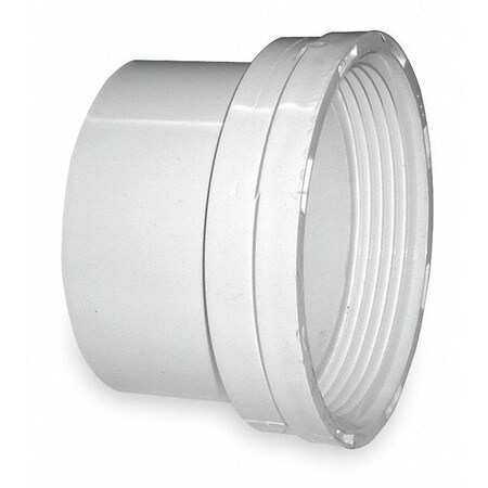 Charlotte Pipe And Foundry PVC Cleanout Adapter, FNPT x Spigot, 4" Pipe ...