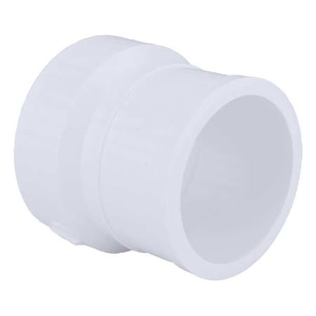 Zoro Select PVC No Hub Adapter, CI No Hub x Hub, 2 in Pipe Size 1WKJ6 ...