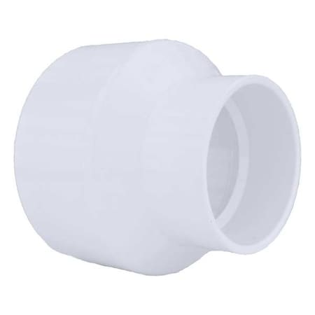 Zoro Select PVC Reducer, Hub, 6 in x 4 in Pipe Size 1WKV5 | Zoro