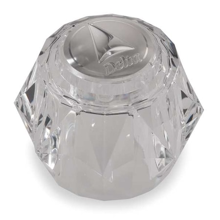 Delta Faucet Handle, Acrylic, Set Screw, Button RP2392 | Zoro