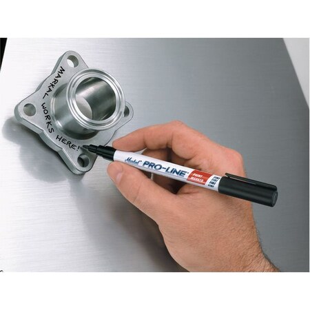 Markal Paint Marker, Fine Tip, Black Color Family, Paint 96873 | Zoro