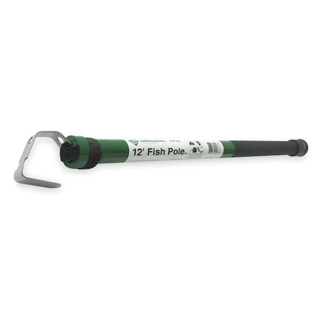 Greenlee Telescoping Fish Stick, 12 ft, Fiberglass FP12 | Zoro