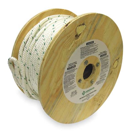 Greenlee Cable Pulling Rope, 1/2 In Dia, 300 ft 455 | Zoro