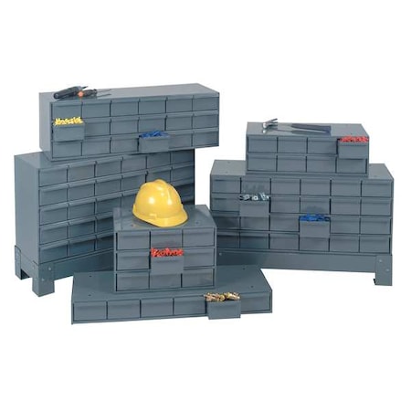 Durham Mfg Drawer Bin Cabinet with Prime Cold Rolled Steel, 11 3/4 in W ...