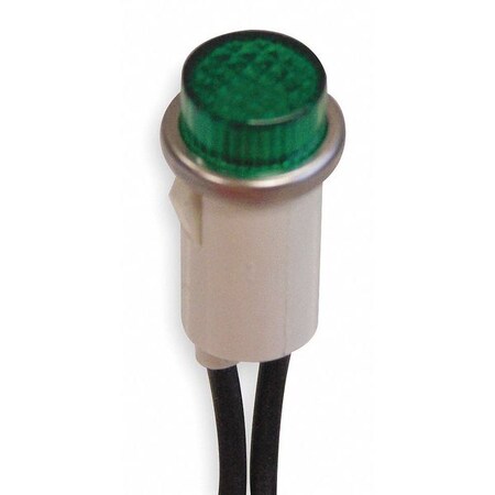Ideal Raised Indicator Light, 250VAC/DC, Green 778211 | Zoro