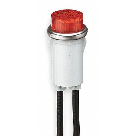Ideal Raised Indicator Light, 250VAC/DC, Red 778111 | Zoro