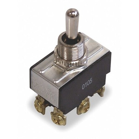 Ideal Toggle Switch, DPDT, 6 Conn, On/Off/On 774104 | Zoro