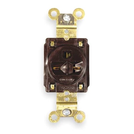 Hubbell Wiring Device-Kellems Straight Blade Receptacle, 6-20R, 20 A ...