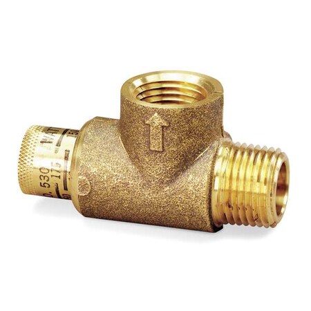Watts Calibrated Adjustable Relief Valve, 3/4 in MNPT x 1/2 in FNPT, 0 ...