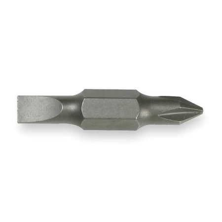 Klein Tools Replacement Bit. No 1 Phillips, 3/16-Inch Slotted, PK2 ...